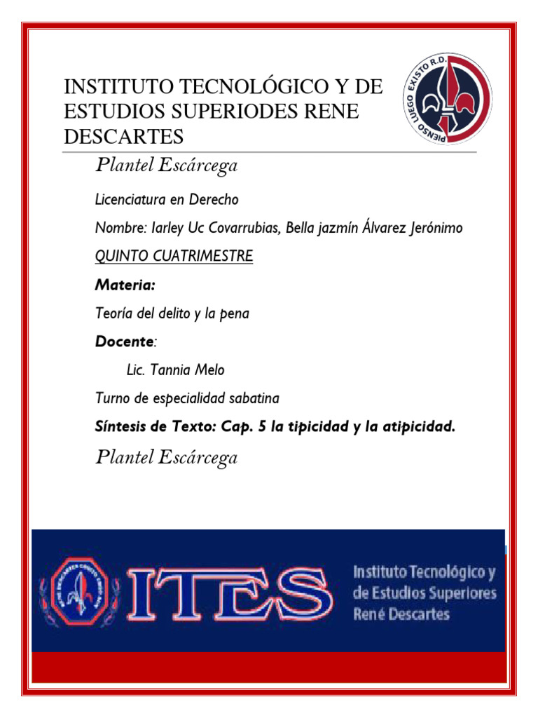 Resumen CapV Iarley-Bella | PDF | Derecho penal | Principios éticos