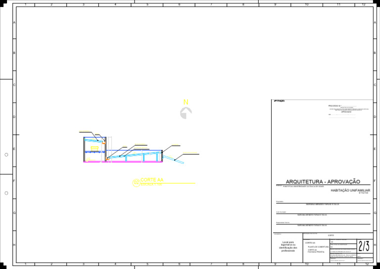 Planta de Corte RT III Mariana Mendes 1 | PDF