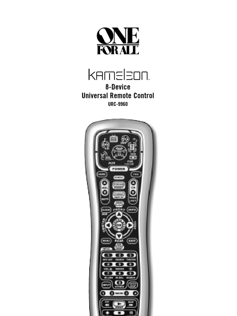 8-Device Universal Remote Control: User's Guide | PDF | Digital Video ...