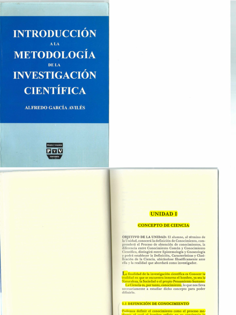 Introducion A La Metodologia de La Investigacion Cientifica | PDF
