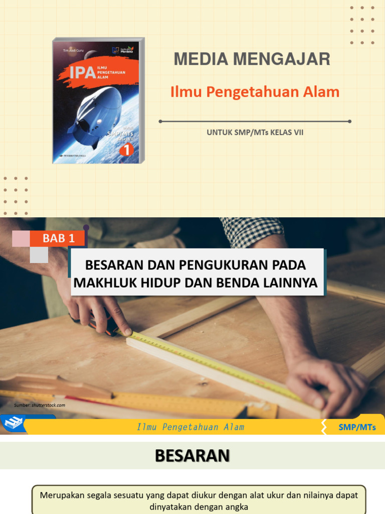 Besaran dan Pengukuran IPA Kelas VII | PDF