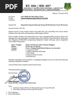 Kop Surat RT | PDF