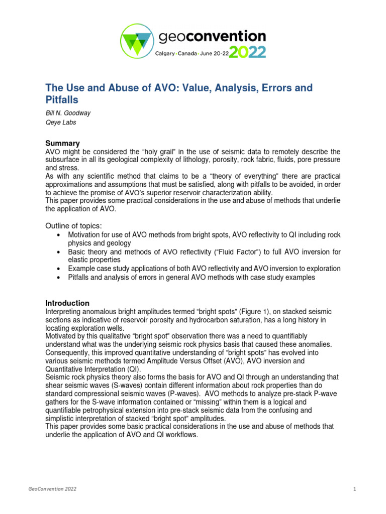 The Use and Abuse of Avo - Value Analysis Errors | PDF | Physical ...