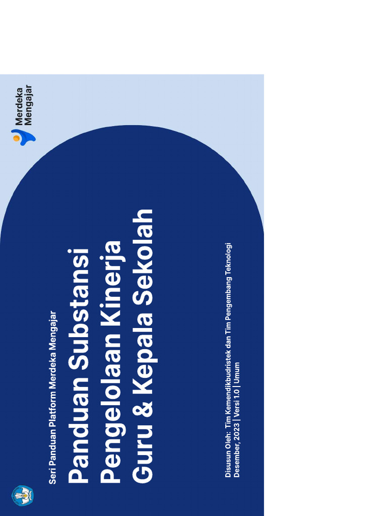 Panduan Substansi Pengelolaan Kinerja Guru Dan KS | PDF