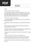 T NG Quan Kho Tcs | PDF