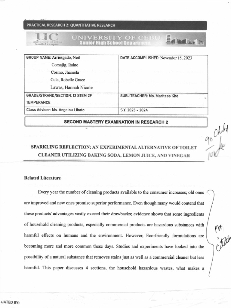 Chapter 2 - 12 Stem 2f - Group 7 Draft 1 | PDF