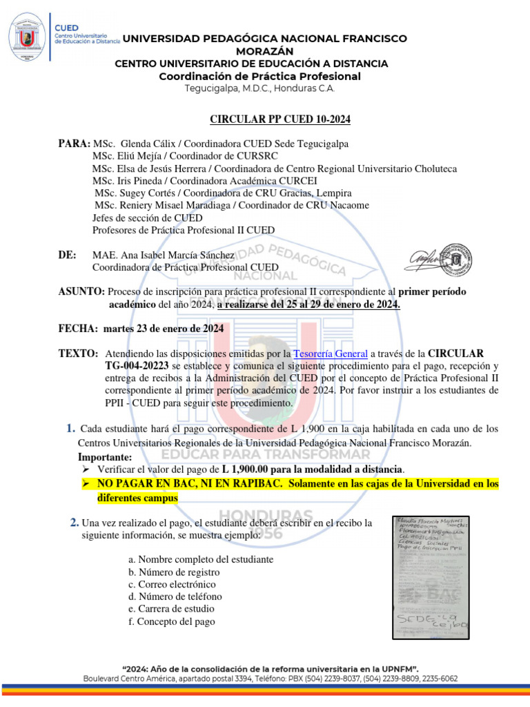 Procedimiento de Pago e Inscripción de PPII I PAC 2024 | PDF | Crecimiento personal y profesional