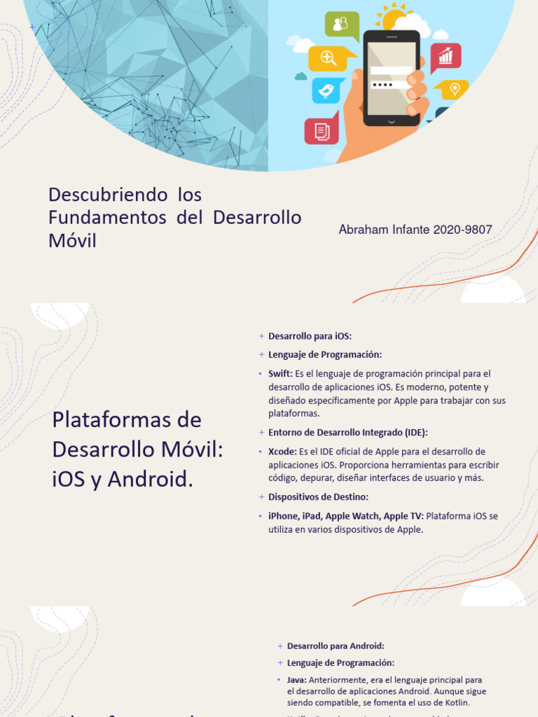Descubriendo Los Fundamentos Del Desarrollo Móvil | PDF | Android (sistema operativo) | Ios