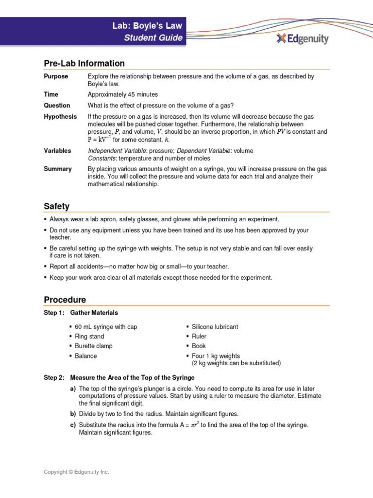 Chemistry Lab | PDF | Gases | Significant Figures