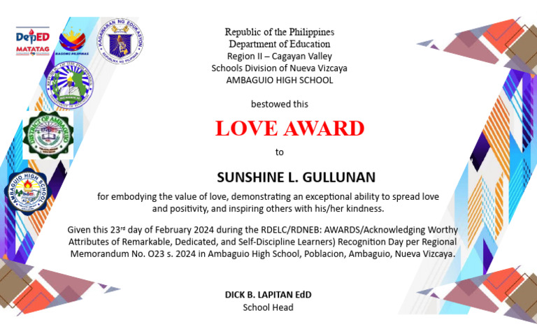 Love Award | PDF