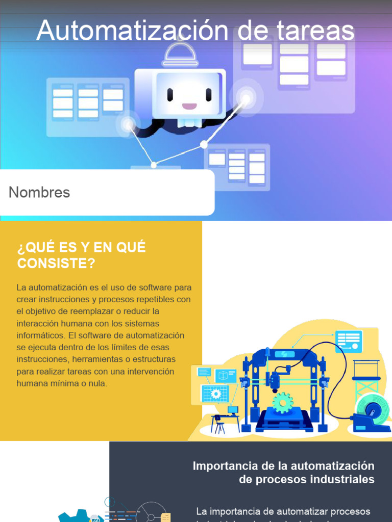 Automatización de Tareas | PDF | Aprendizaje automático | Software