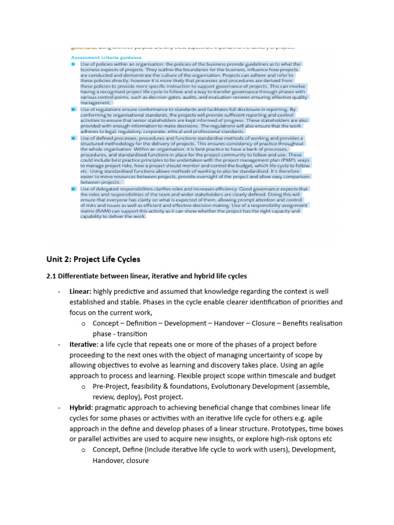 Project Life Cycles & Context | PDF | Project Management | Audit