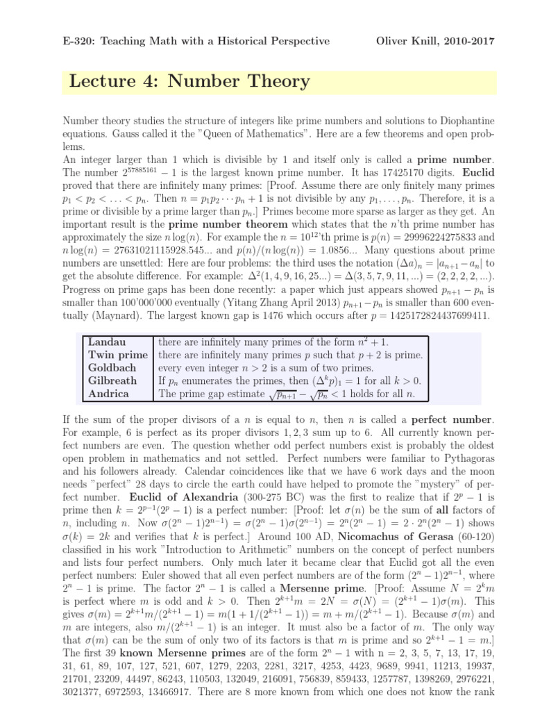 03 Number | PDF | Prime Number | Equations
