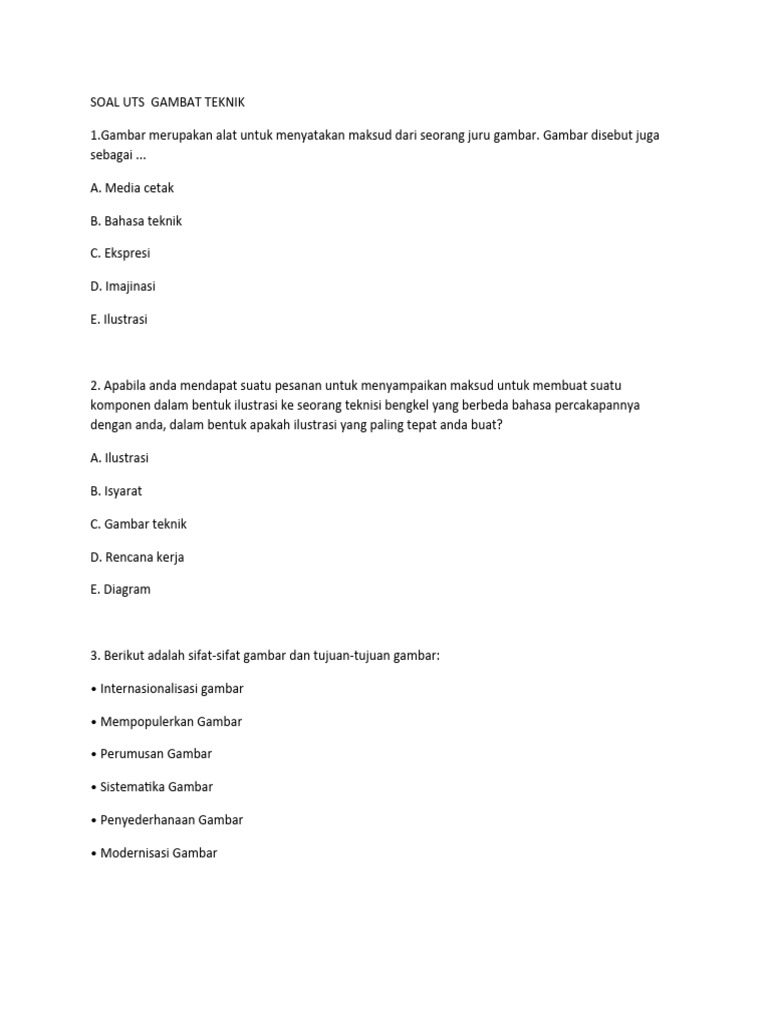 Gambar Teknik-1 | PDF