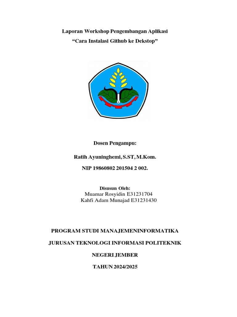 Instalasi GitHub Desktop: Panduan Lengkap | PDF