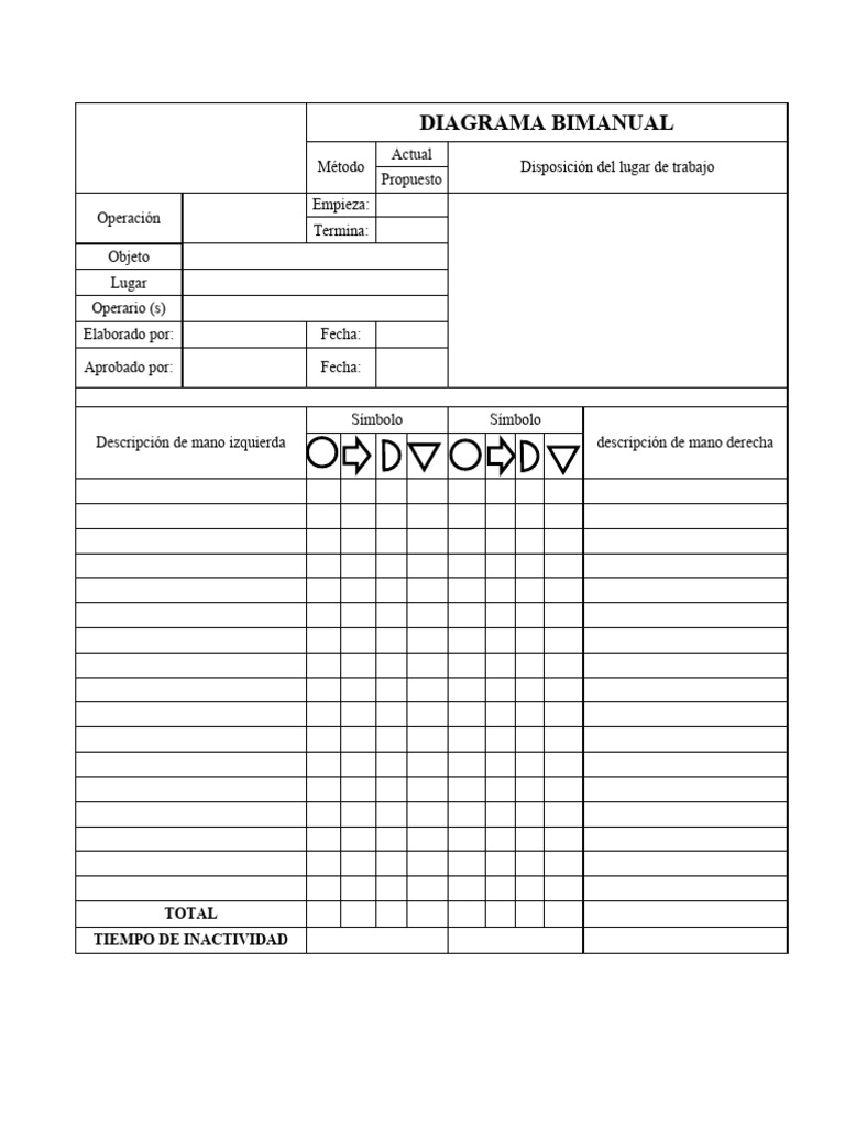 Diagrama Bimanual | PDF