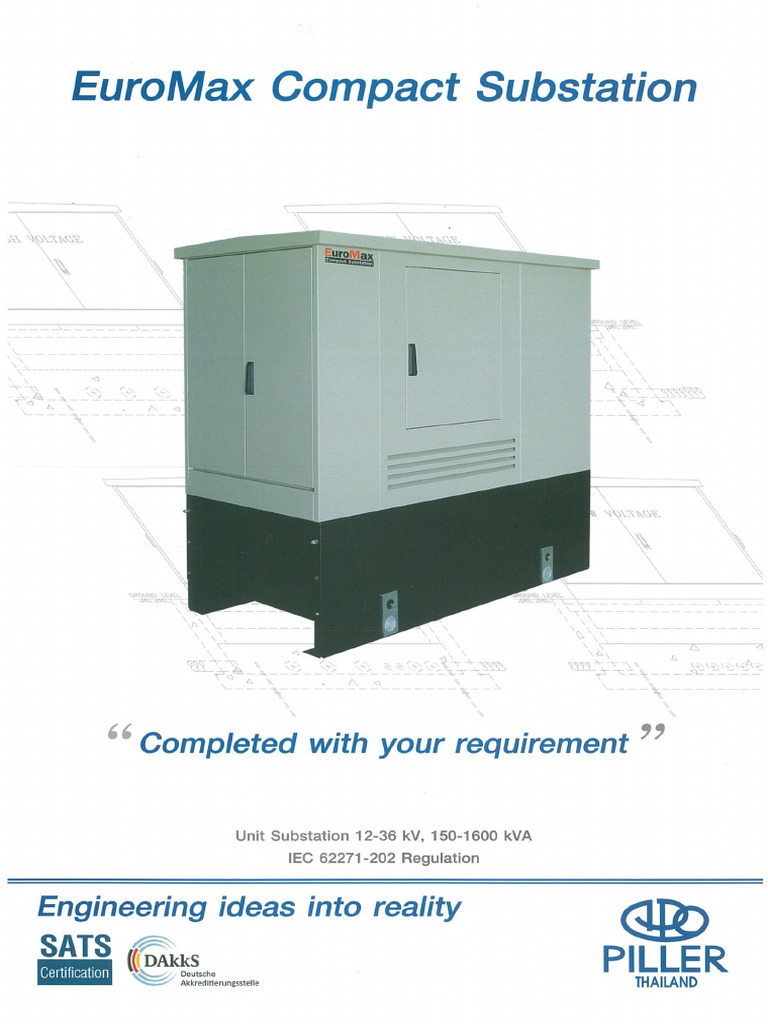 1.type Test Unit Substation Catalog - EuroMax | PDF