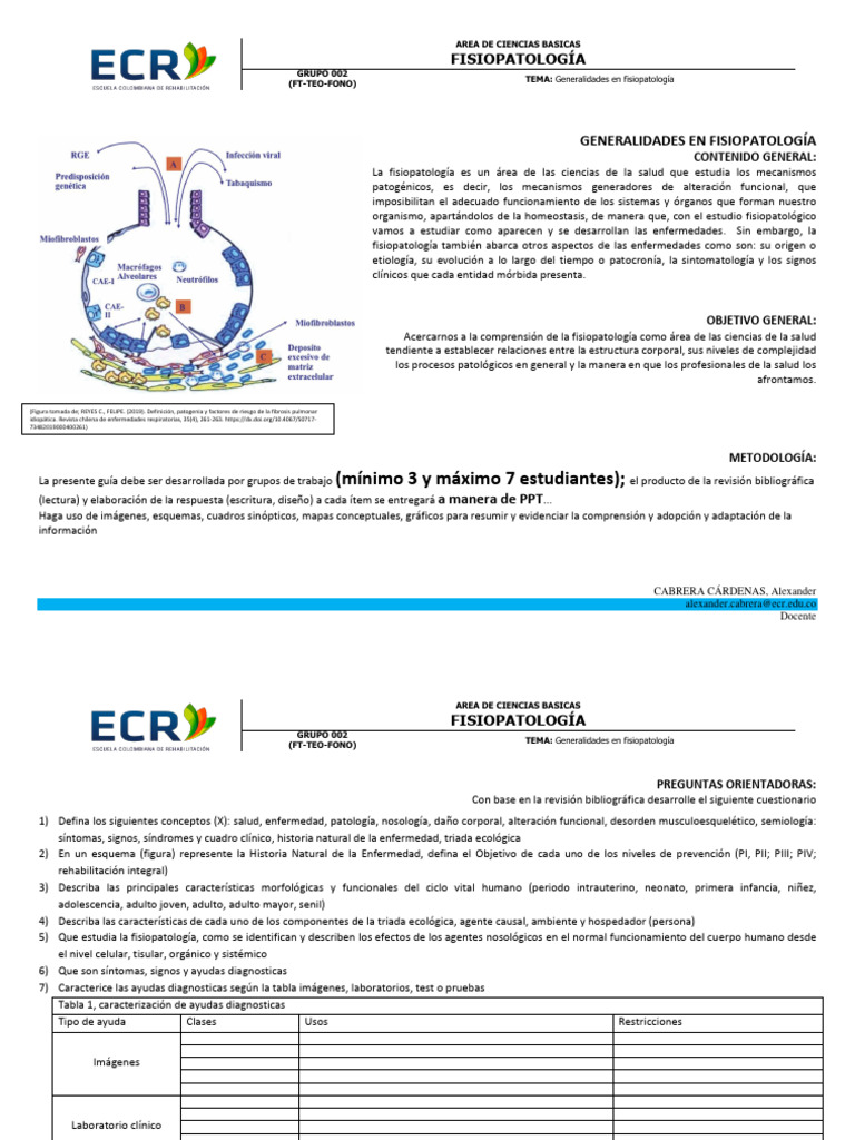 Generalidades en Fisiopatología | PDF | Enfermedades y trastornos ...