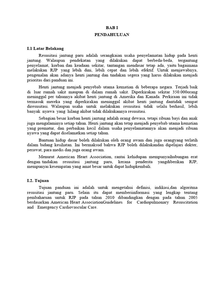 Panduan Resusitasi | PDF