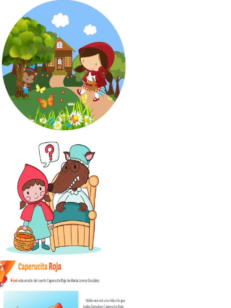Imagenes Delcuento Caperucita Roja | PDF