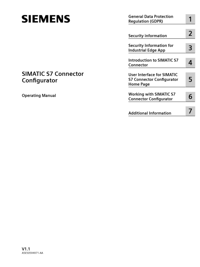 SIMATIC S7 Connector Configurator EnUS en-US | PDF | Programmable Logic Controller | Computer ...