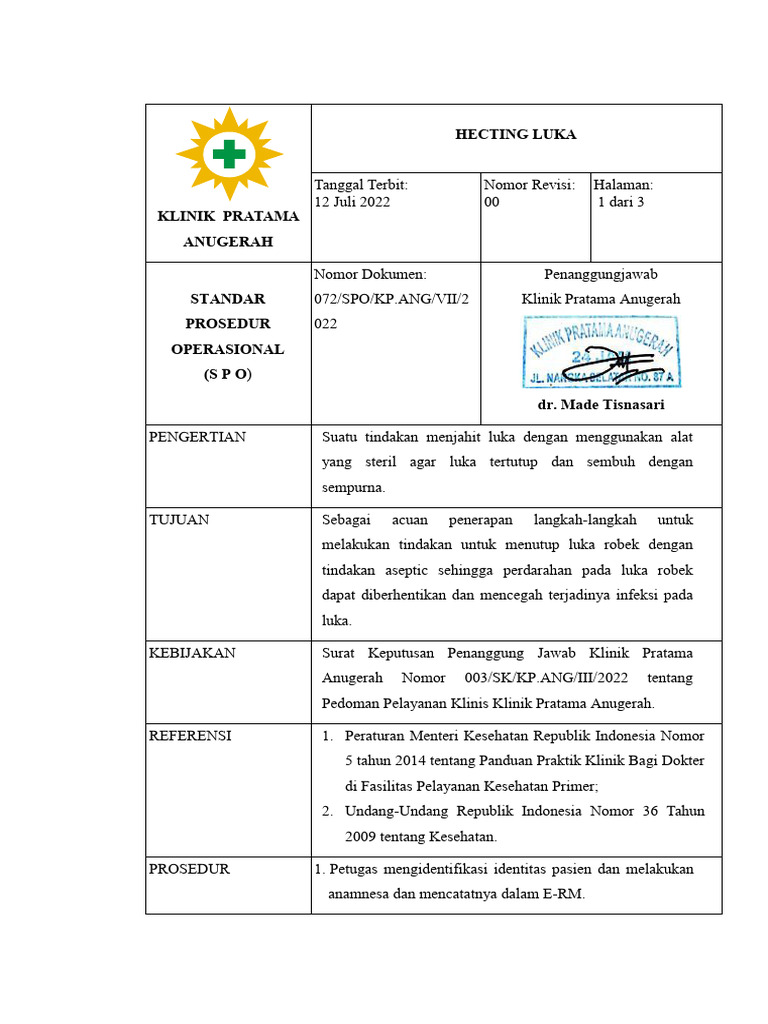 SPO Hecting Luka | PDF | Sains & Matematika