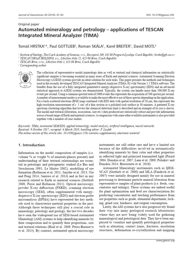 Paper Inter | PDF | Energy Dispersive X Ray Spectroscopy | Scanning ...