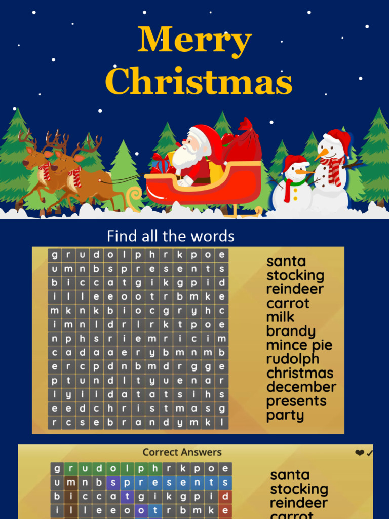 Merry Christmas | PDF | Santa Claus | Christmas