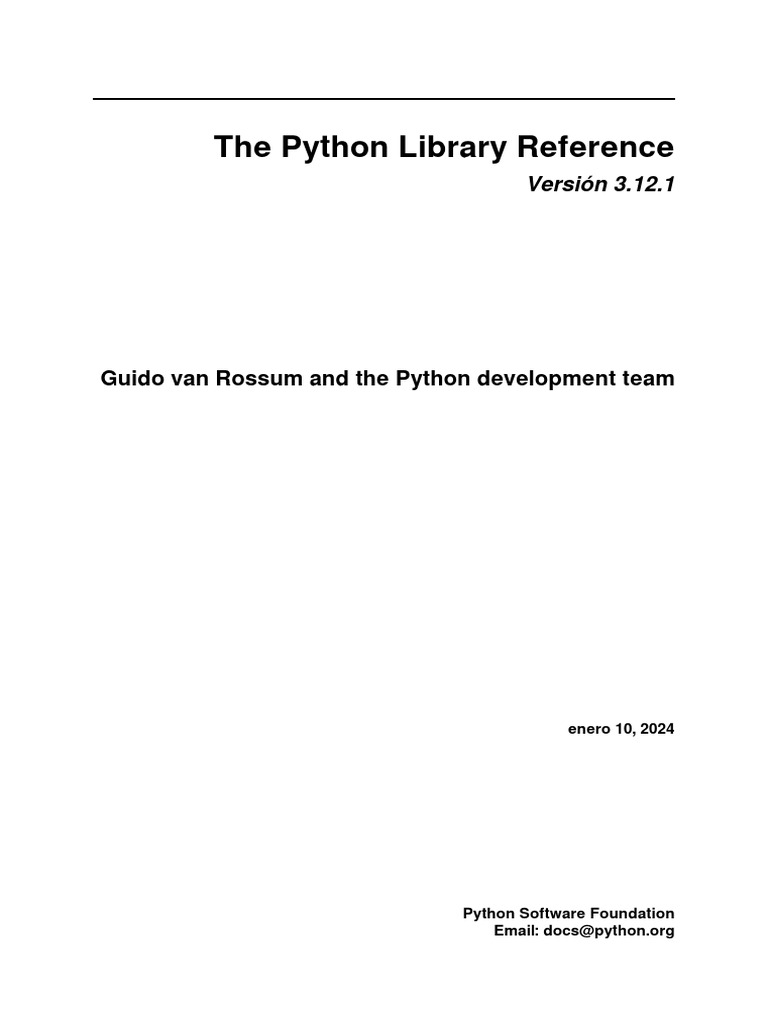 Library | PDF | Python (lenguaje de programación) | Códec