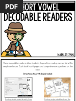 Decodable Fluency Passages | PDF | Classroom | Phonics