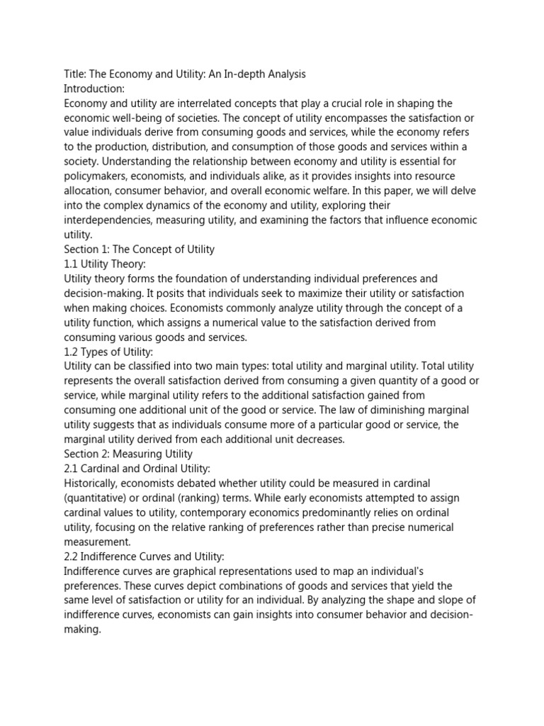 Micro Economy | PDF | Utility | Monopoly