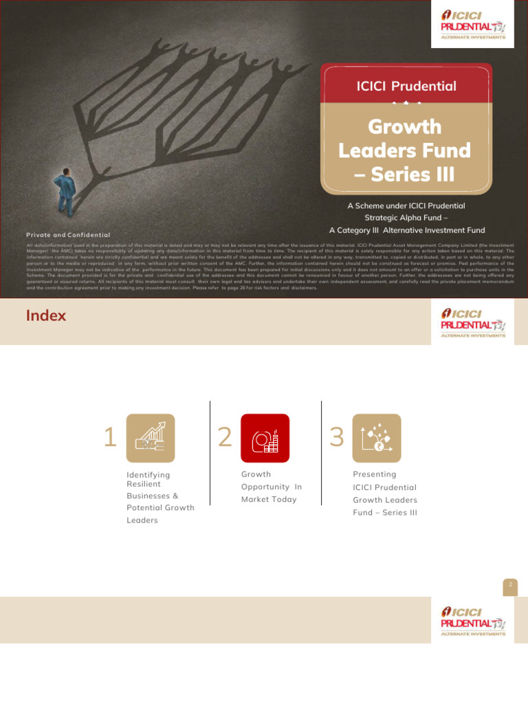 ICICI Prudential Growth Leaders Fund - Series III - Presentation (Reg) - Dec 2023 (I) | PDF ...