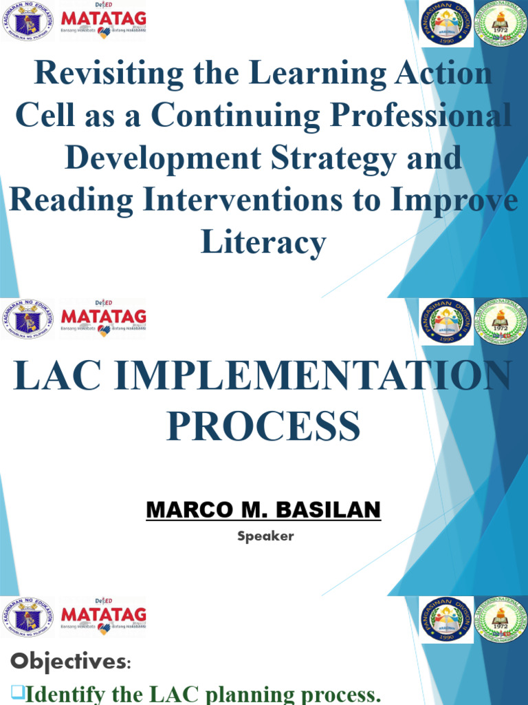 MMB Lac Implementation Process | PDF | Teachers | Educational Technology