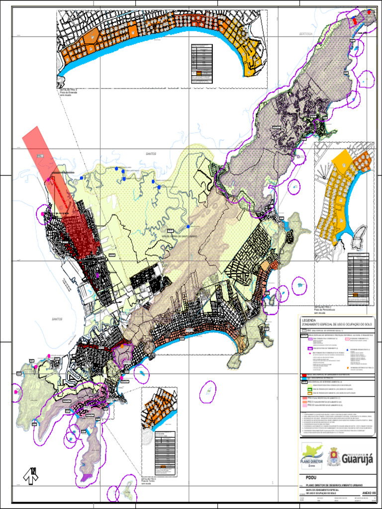 Pddu - Anexo Viii - Mapa de Zoneamento Especial de Uso e Ocupacao Do Solo de Guaruja | PDF