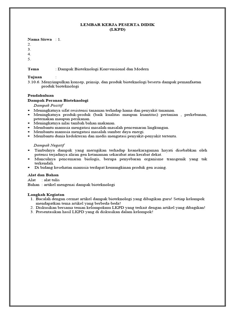 LKPD Pertemuan 3 | PDF