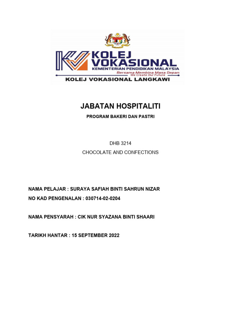 Ass Chocolate Suraya s3 | PDF