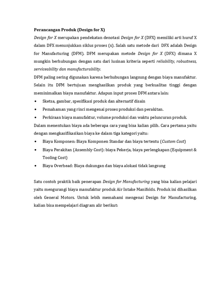 Perancangan Produk DFX | PDF | Seni | Komputer