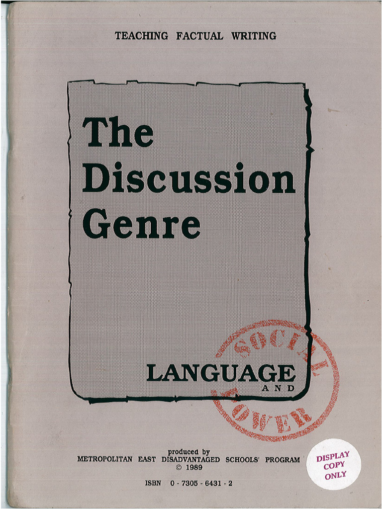 Genre Based Approach | PDF