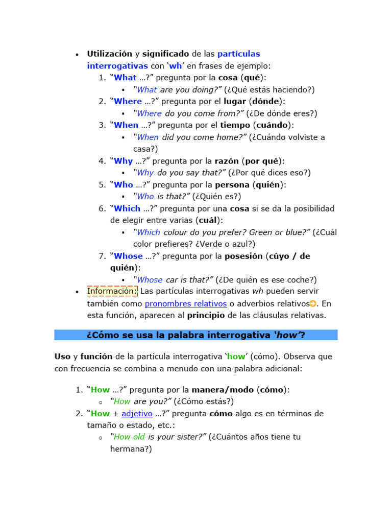 Uso y ejemplos del verbo "can" en inglés | PDF | Verbo | Morfología ...