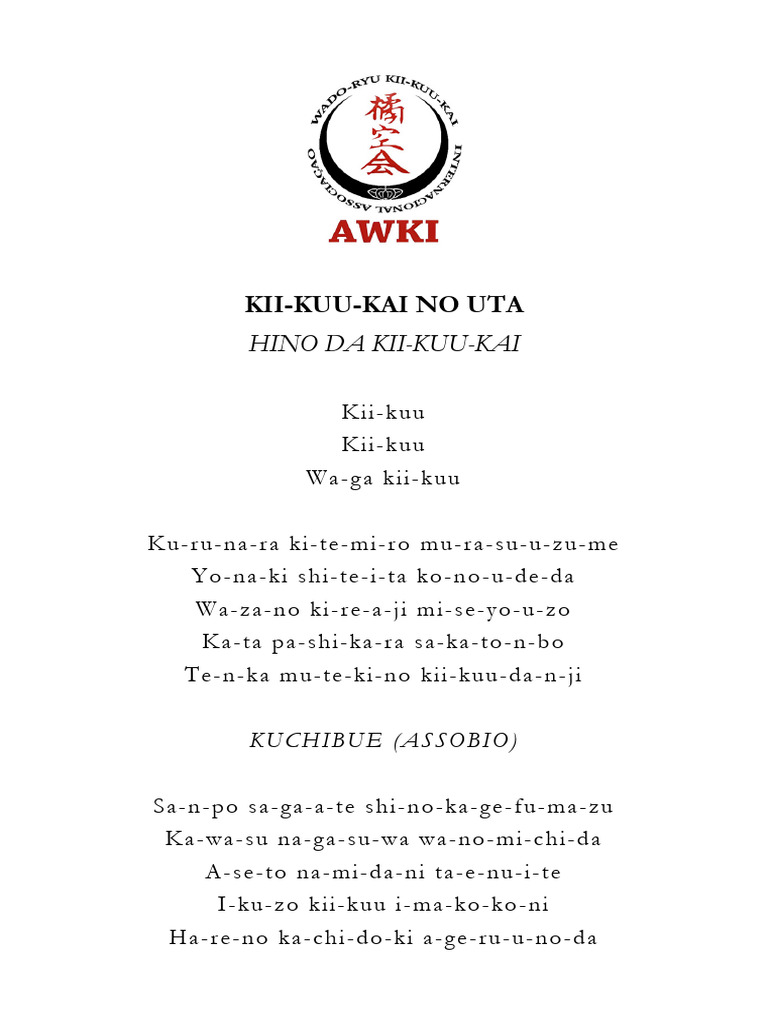 Kii-Kuu-Kai No Uta | PDF