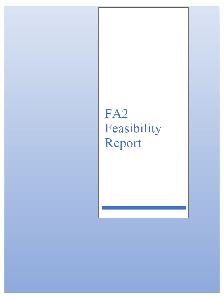 Business Feasibility Report | PDF | Transport | Innovation Business Feasibility Report | PDF | Transport | Innovation