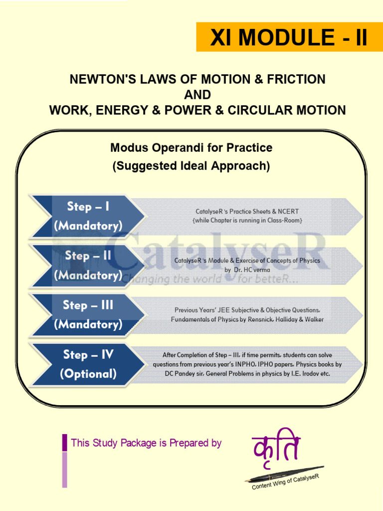 02 Newton's Laws of Motion & Frictionandwork, Energy & Power & Circular ...