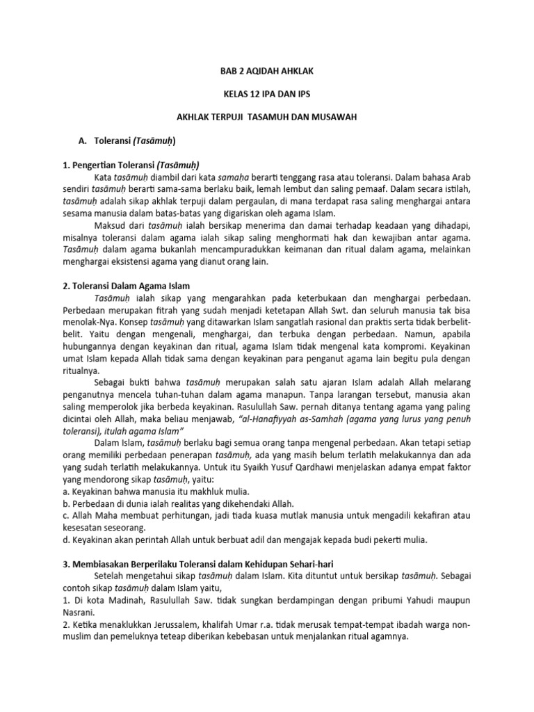 Bab 2 Aak Kls 12 Semjil | PDF