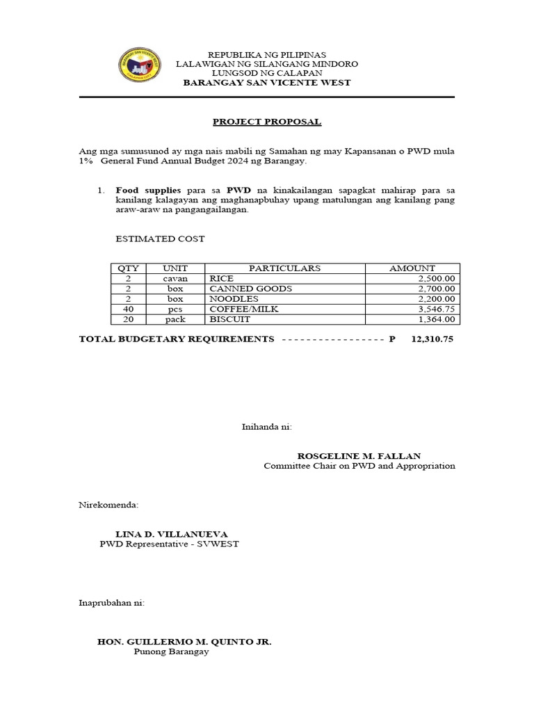 Project Proposal - PWD 2024 | PDF