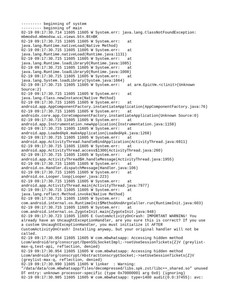 Logcat | PDF | Java (Programming Language) | Mobile App