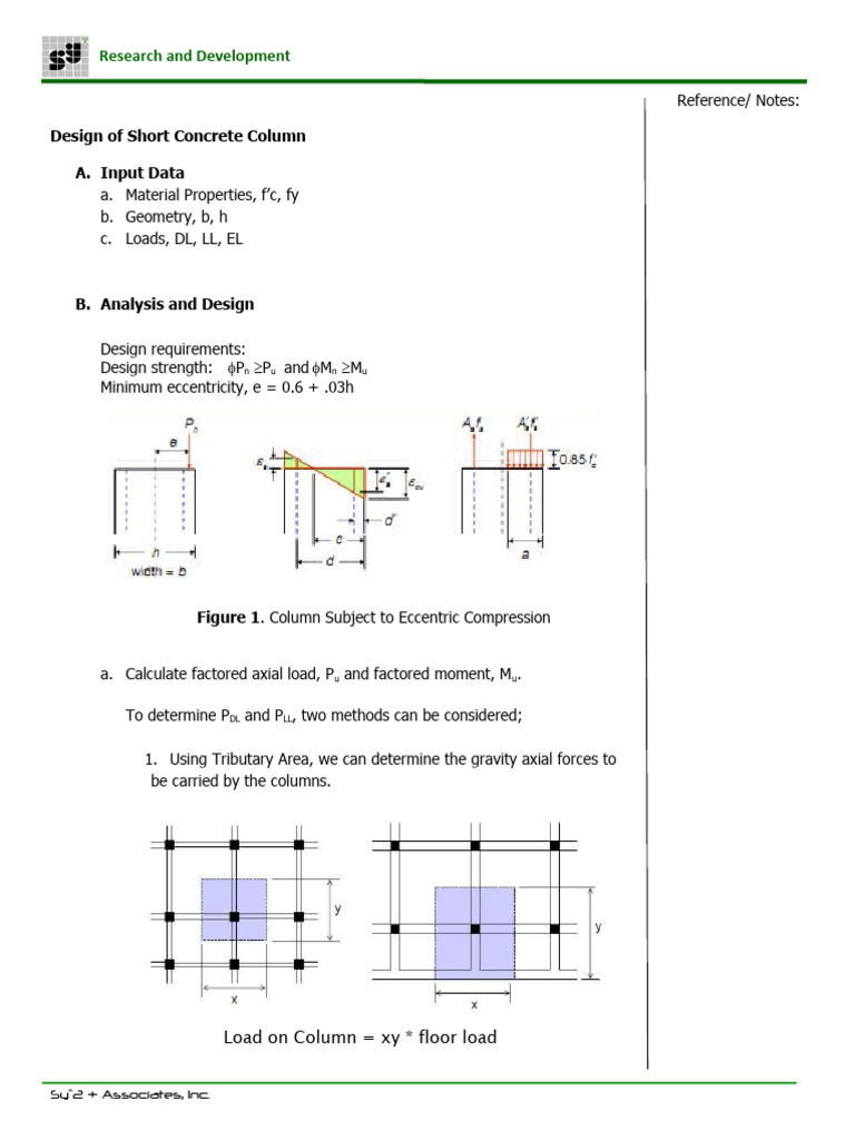 Column Design | PDF | Column | Beam (Structure)