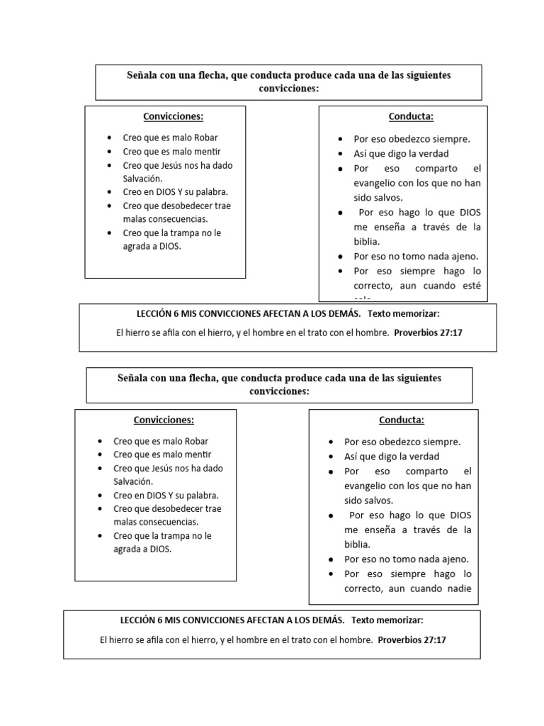 Actividad Leccion 6 | PDF | Creencia y doctrina cristiana | Teología