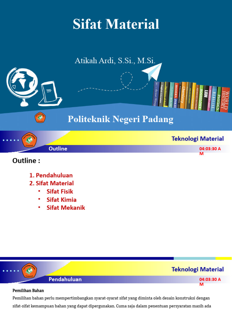 Pertemuan 3 - Sifat Material | PDF