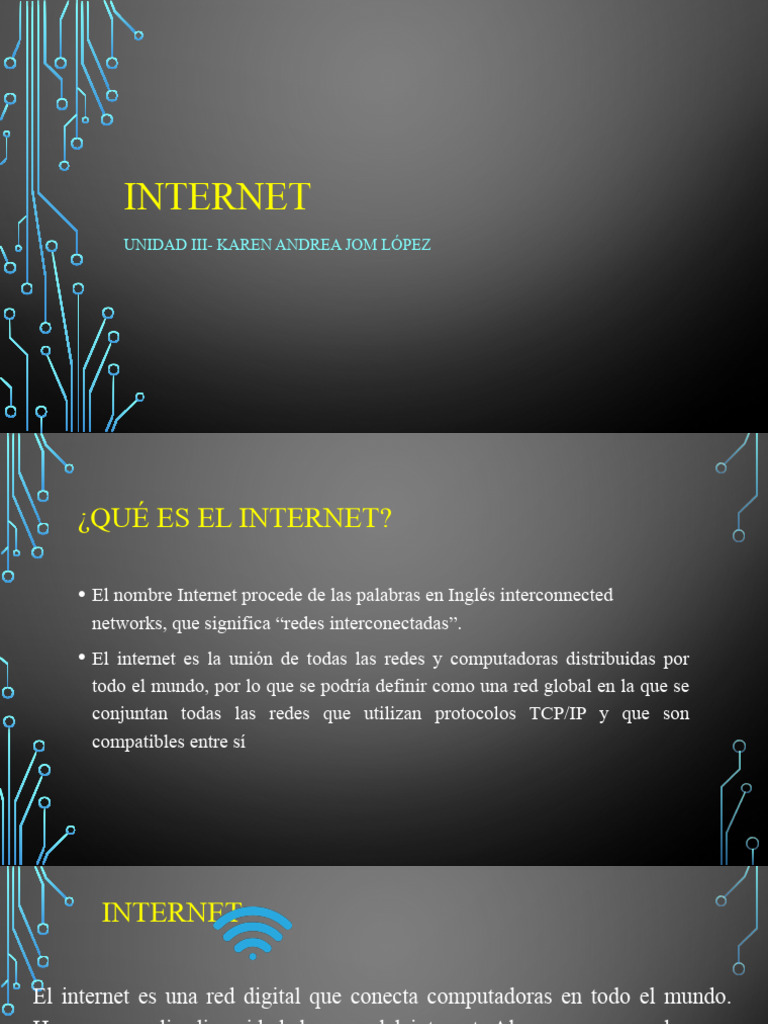 Unidad III- Internet | PDF | Internet | Red mundial
