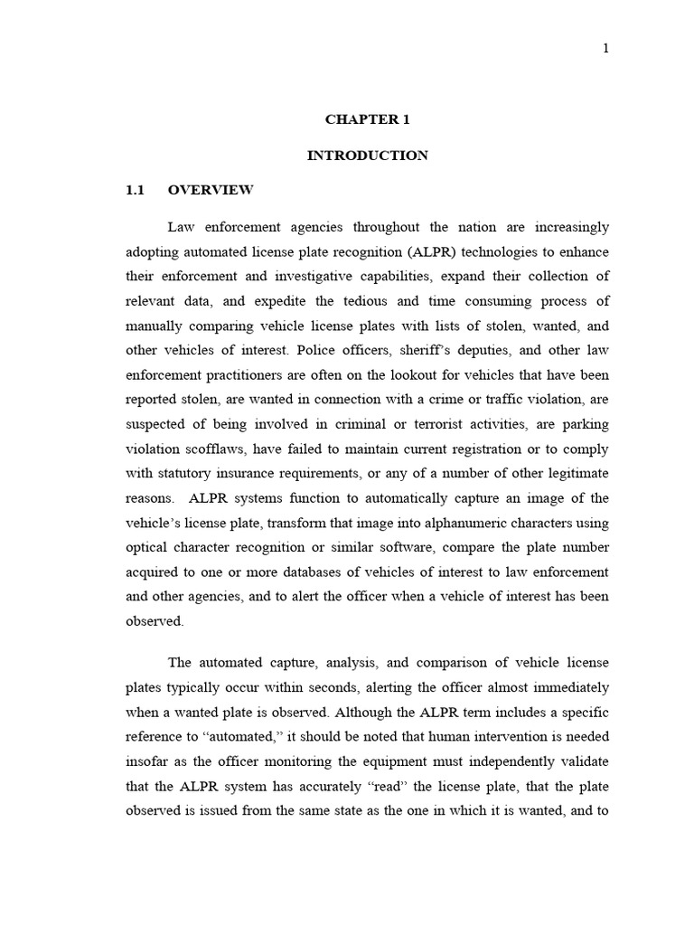 All Chapters Anpr | PDF | Image Segmentation | Traffic